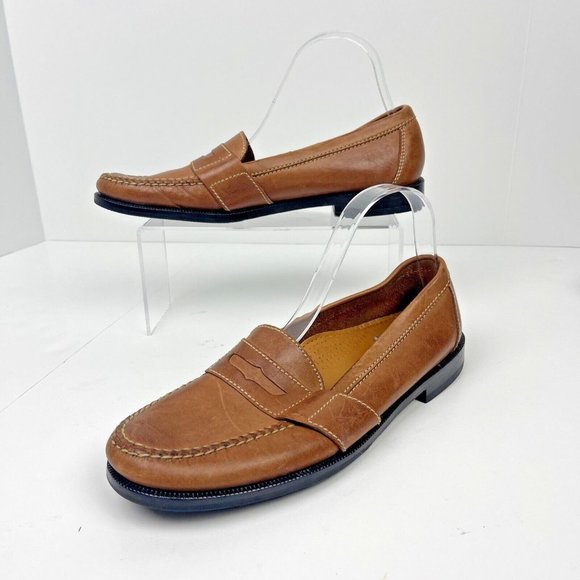 Cole Haan | Shoes | Cole Haan Mens 95 Narrow Shoes Penny Loafers Brown ...